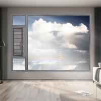 China Broken Bridge Aluminum Casement Glass Windows Directly Supply for Soundproof Bedroom for sale