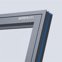 China Broken Bridge Aluminum Casement Glass Windows Directly Supply for Soundproof Bedroom for sale