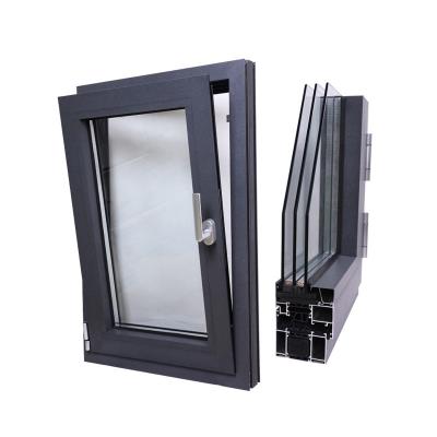China Australia Standard Tilt and Turn Sliding Windows with 1.4mm Aluminum Wall Thickness for sale