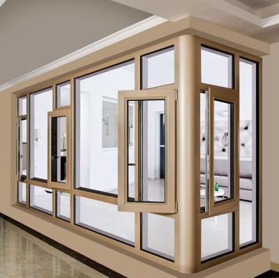 China Importers and Distributors Wanted Soundproof Casement Aluminum Windows for Villa House for sale