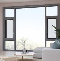 China Bedroom Aluminum Windows with Mosquito Mesh Hanging Curtain Type from Window Dealer for sale