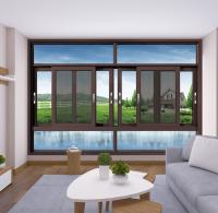 China Bedroom Aluminum Windows with Mosquito Mesh Hanging Curtain Type from Window Dealer for sale