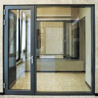 China Aluminum Casement Doors With 35 DB Sound Insulation And Optional Color For Living Room for sale