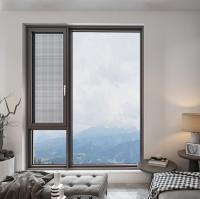 China 8-way Seal Aluminum Insulated Casement Windows for Villa Bedroom Designed by Experts for sale