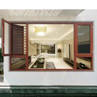 China Villa House Project 70S Aluminum Casement Window with Sound Insulation Coefficient of 35 for sale