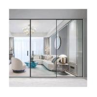 China European Commercial Aluminum Sliding Door with Stainless Steel Screen Netting for sale