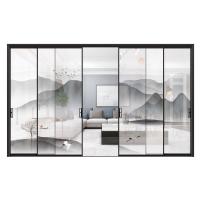 China European Commercial Aluminum Sliding Door with Stainless Steel Screen Netting for sale
