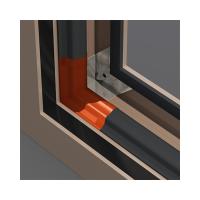 China Customize Superior Inward Opening Aluminum Casement Window with Stainless Steel Screen for sale
