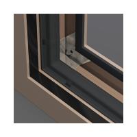 China Customize Superior Inward Opening Aluminum Casement Window with Stainless Steel Screen for sale