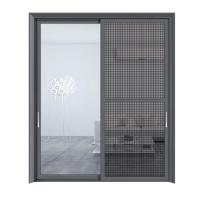 China Commercial Glass Door With ≤2.1 Heat Insulation Coefficient From Aluminium Sliding Doors for sale