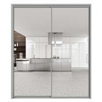 China Commercial Glass Door With ≤2.1 Heat Insulation Coefficient From Aluminium Sliding Doors for sale
