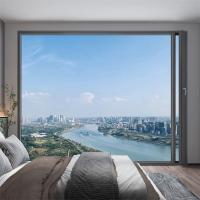 China 304 Stainless Steel Mesh Broken Bridge Aluminum Profile Casement Windows for Home for sale