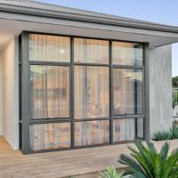 China Bedroom Aluminum Double Glazed Soundproof Casement Windows for Hanging Curtains Design for sale
