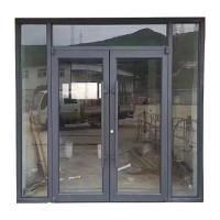 China Upgrade Your Space with Simple and Sound Insulation Aluminium Double Glass Spring Door for sale