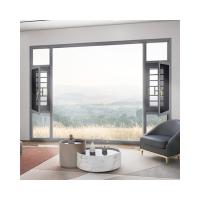 China Stainless Steel Screen Netting Broken Bridge Aluminum Casement Window for Living Room for sale