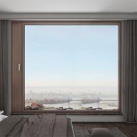 China Stainless Steel Screen Netting Broken Bridge Aluminum Casement Window for Living Room for sale