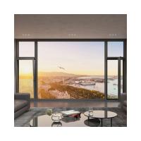 China Horizontal Opening Pattern 76M Aluminum Tilt And Turn Glass Window Casement Window for sale
