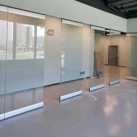 China Finished Surface Thermal Break Aluminium Frameless Glass Door for Durable Performance for sale