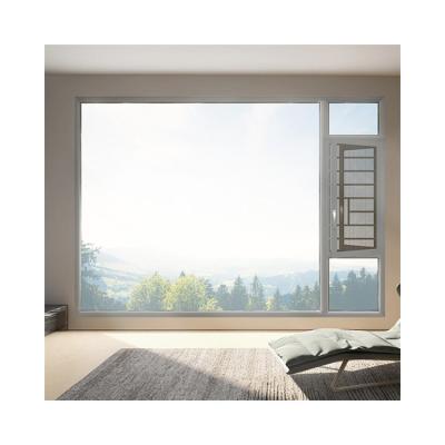 China Inward Opening Aluminum Casement Stainless Steel Screen Window for Your Requirements for sale