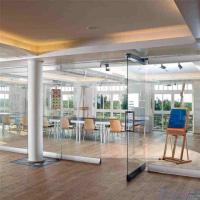 China Finished Surface Thermal Break Aluminium Frameless Glass Door for Durable Performance for sale