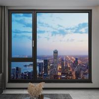 China Triplex Glass Standard Optional Colour French Window Aluminum Casement Glass Windows for sale