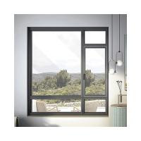 China Custom Design Villa French Glass Windows with 35dB Sound Insulation and 14 Sealing Layers for sale