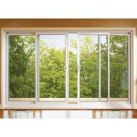 China Customized UPVC PVC Casement Doors with  70mm Window Frame Width for sale