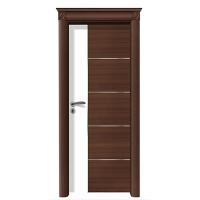China 70mm Width Latest Designs Pictures Panel Interior Room UPVC PVC Casement Doors for sale