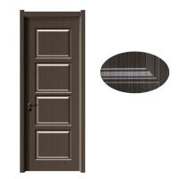 China 70mm Width Latest Designs Pictures Panel Interior Room UPVC PVC Casement Doors for sale