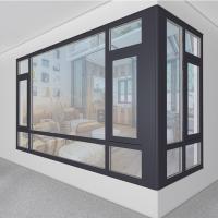 China 1.8mm Wall Thickness Aluminum Casement Glass Windows for Superior and Customized Size for sale