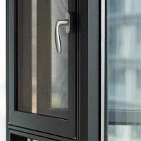 China 1.8mm Wall Thickness Aluminum Casement Glass Windows for Superior and Customized Size for sale