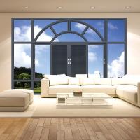 China Superior Aluminum Casement Glass Windows for Modern Design and Folding Screen House for sale