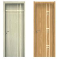 China Stainless Steel Bedroom UPVC PVC Casement Door For Modern Simple Interior for sale