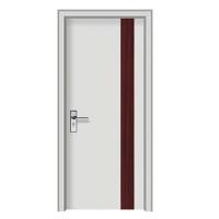 China Stainless Steel Bedroom UPVC PVC Casement Door For Modern Simple Interior for sale