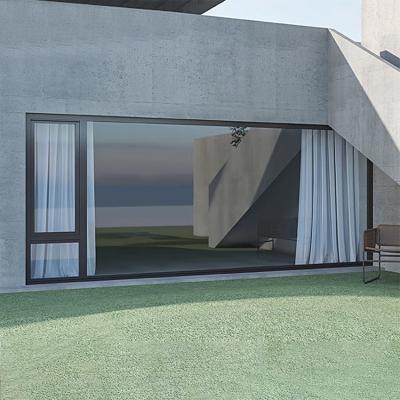 China Custom Design French Glass Window Aluminum Casement Window with 1.8mm Wall Thickness for sale