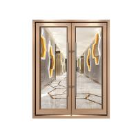 China Modern Design Great Steel Main Material Aluminium Alloy Frame Spring Door for Benefit for sale