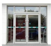 China Modern Design Great Steel Main Material Aluminium Alloy Frame Spring Door for Benefit for sale