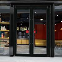 China Steel Frame Spring Door The Perfect Choice for Commercial Project Development at Good for sale