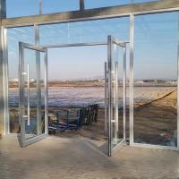 China Steel Frame Spring Door The Perfect Choice for Commercial Project Development at Good for sale