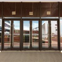 China Steel Frame Spring Door The Perfect Choice for Commercial Project Development at Good for sale