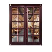 China Design Finished Aluminium Spring Commercial Door at Good for Push and Pull Opening Method for sale