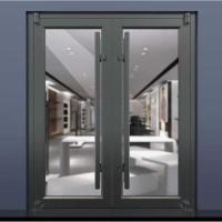 China Design Finished Aluminium Spring Commercial Door at Good for Push and Pull Opening Method for sale