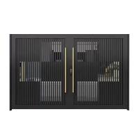 China Modern Design Aluminium Soundproof Frame Spring Door for Push and Pull Opening Method for sale