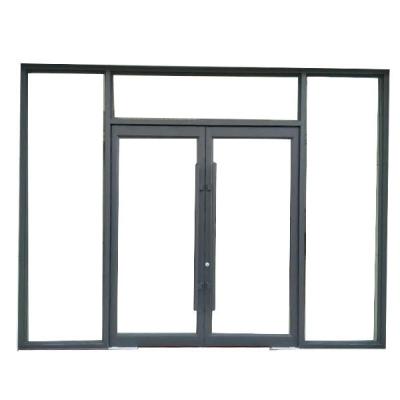 China Aluminium Thermal Break Spring Glass Door in Modern Colour for Energy-saving Bathroom for sale