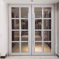 China Aluminium Thermal Break Spring Glass Door in Modern Colour for Energy-saving Bathroom for sale
