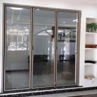 China Customizable 10 Sealing Layer Aluminum Sliding Glass Doors with 70mm Window Frame Width for sale