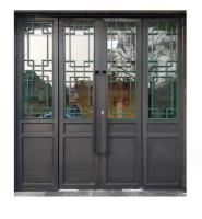 China Steel Material Energy Saving Modern Design Soundproof Aluminum Double Glass Spring Floo for sale