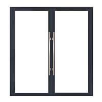 China Steel Material Energy Saving Modern Design Soundproof Aluminum Double Glass Spring Floo for sale