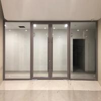 China Steel Material Energy Saving Modern Design Soundproof Aluminum Double Glass Spring Floo for sale