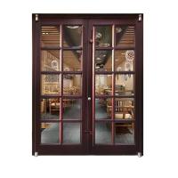 China Bathroom Glass Door Aluminium Alloy Spring Door for Custom Projects for sale